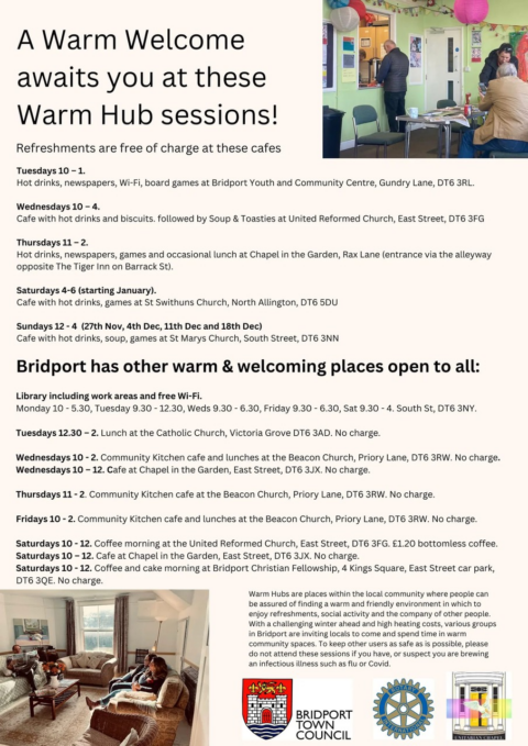 Warm Hub Sessions - Bridport Food Matters